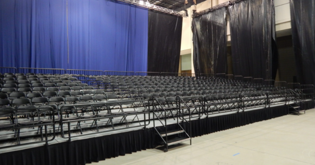 Tier Level Seating Risers - Southeast Staging